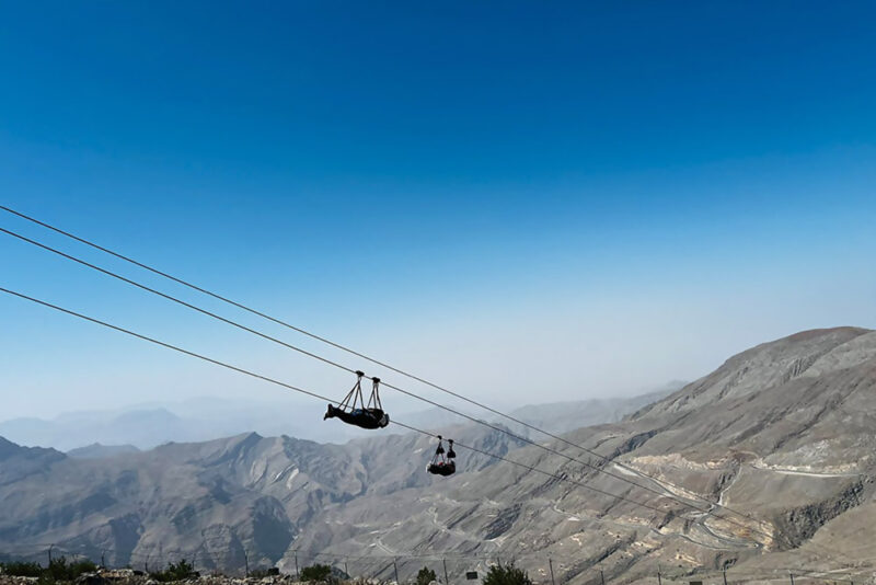 Jebel Jais Zipline in RAK: The World's Longest Zipline Adventure.