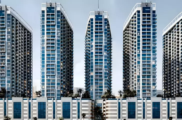 Ajman Creek Towers Project by GJ real estate | Property Finder UAE