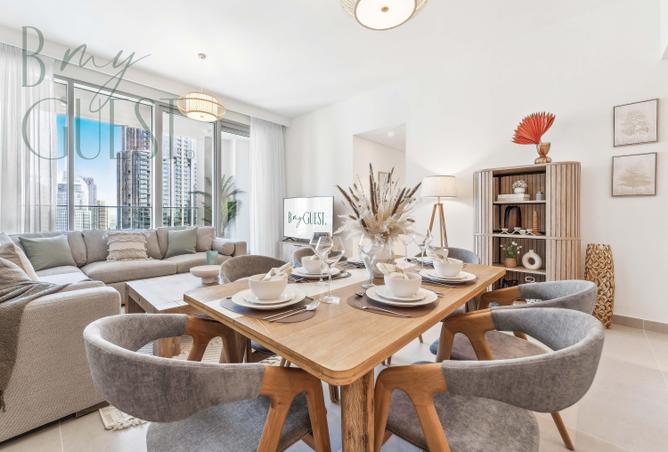 للايجار في فورتي 1: Upscaled in Style 3BR+Maids in Forte T1 with Burj ...